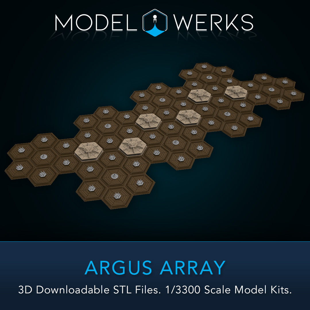 1/3300 Argus Array STL [FREE DOWNLOAD] – modelwerkshop