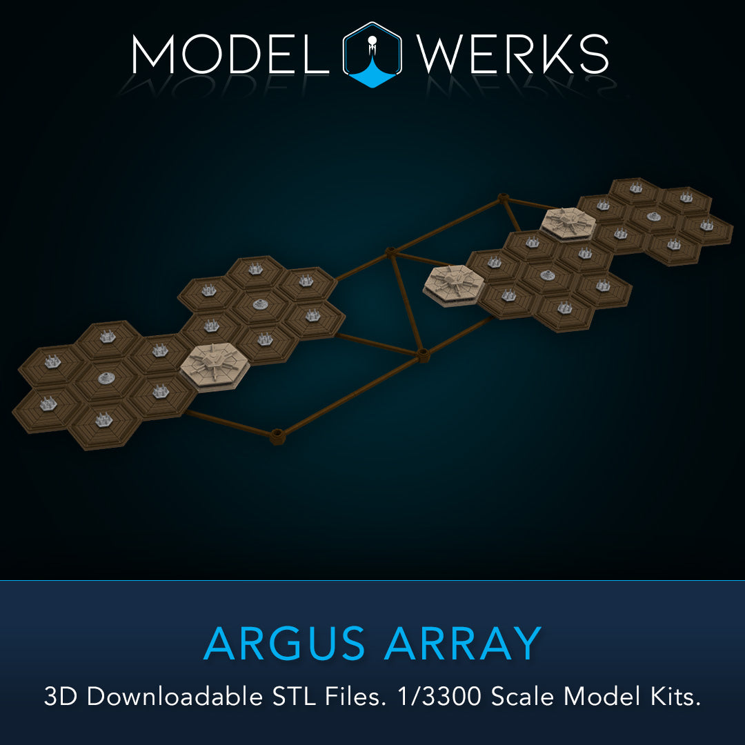 1/3300 Argus Array STL [FREE DOWNLOAD] – modelwerkshop