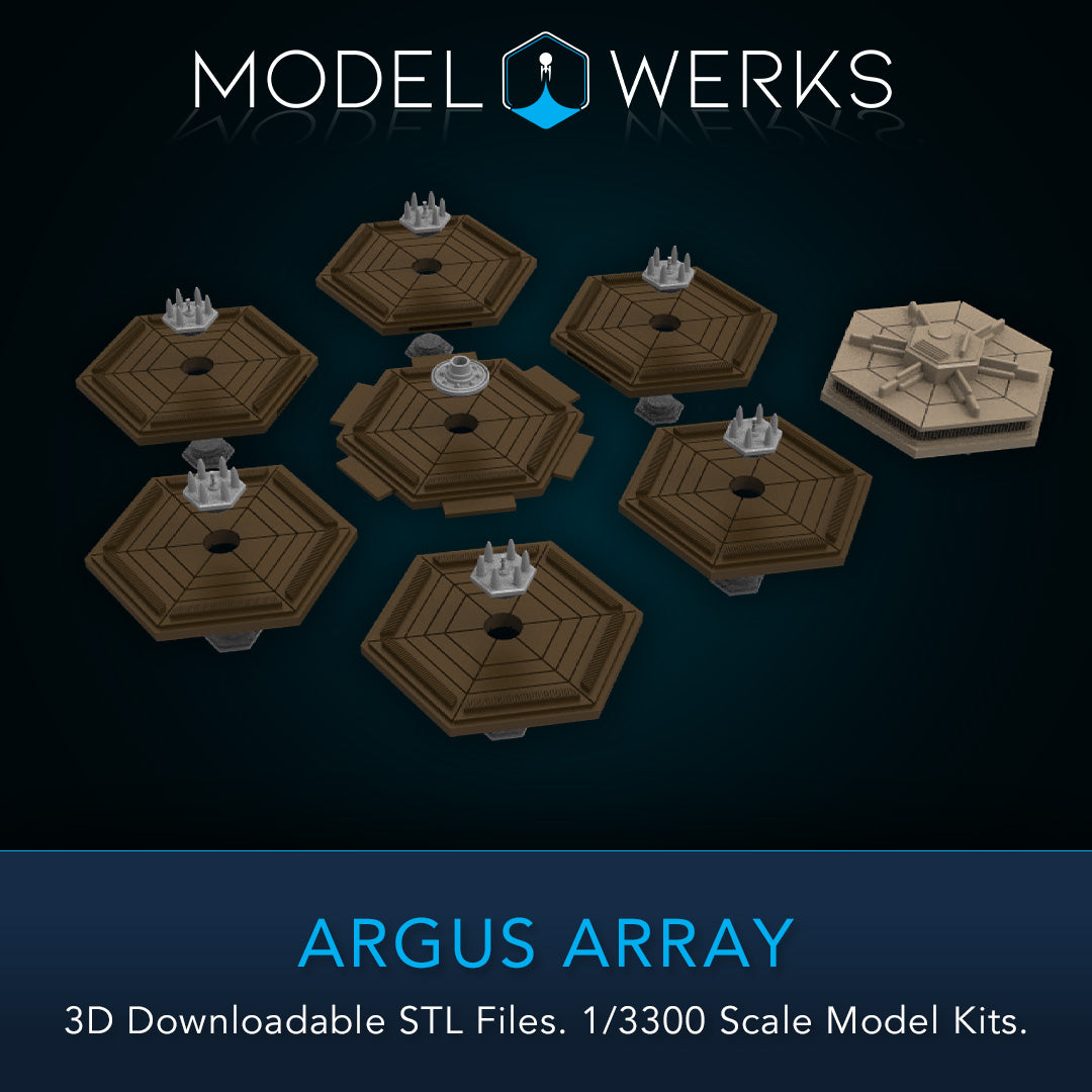 1/3300 Argus Array STL [FREE DOWNLOAD] – modelwerkshop