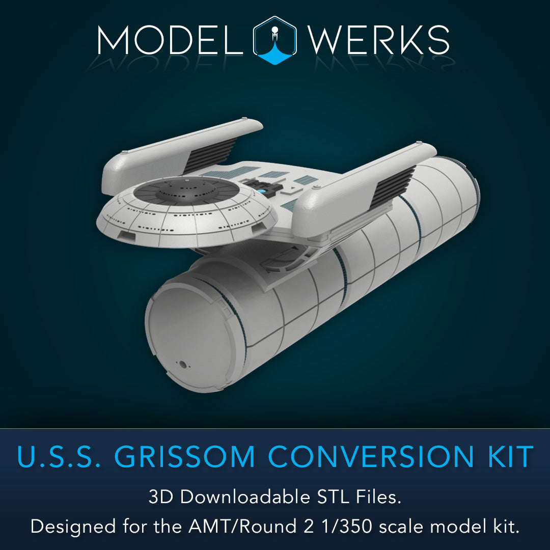 1/350 USS Grissom Conversion Kit STL Download – modelwerkshop