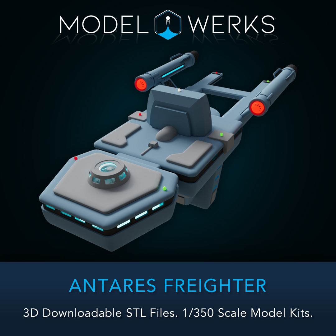 1/350 Antares STL File Download – modelwerkshop