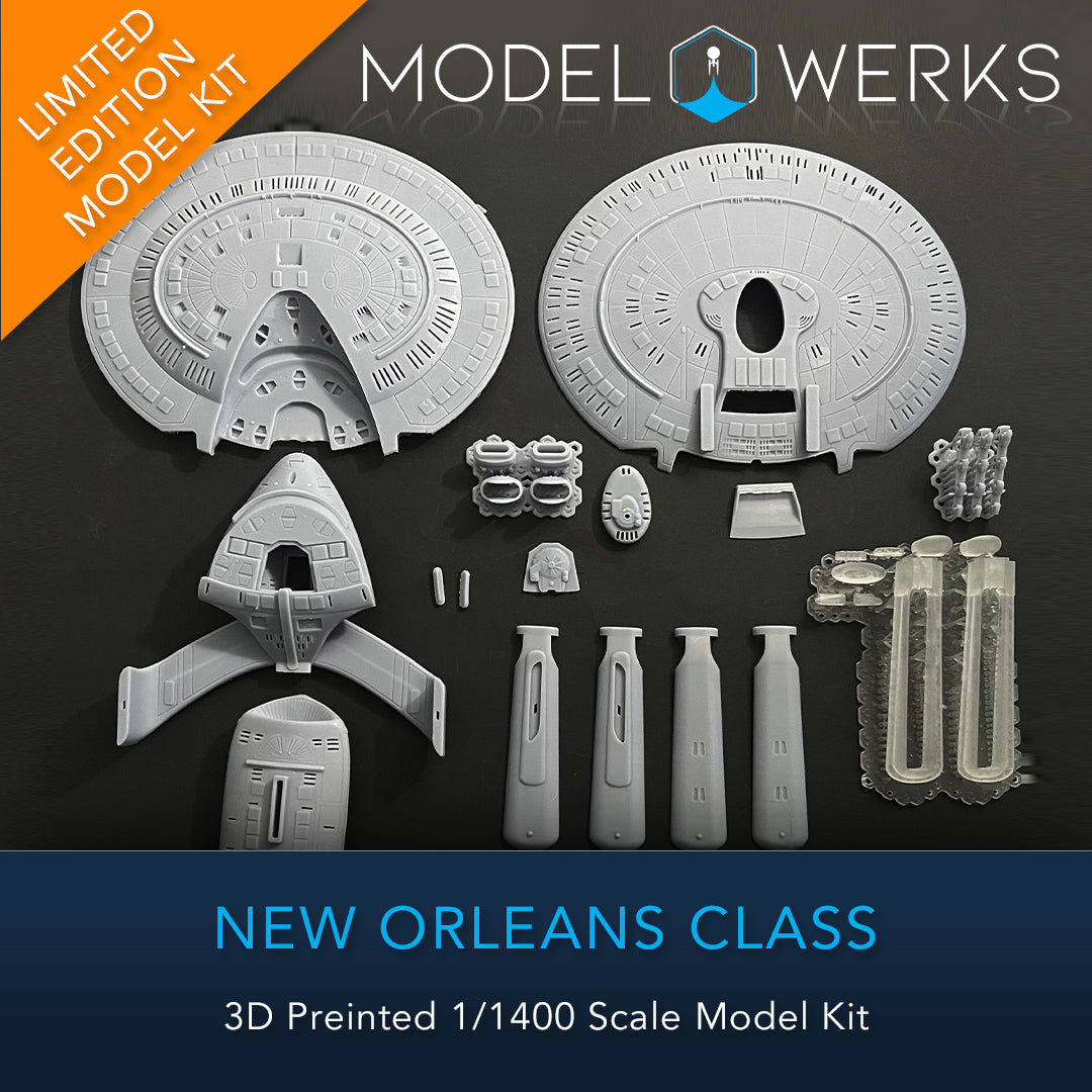 1/1400 New Orleans Class 3D Printed Model Kit – modelwerkshop