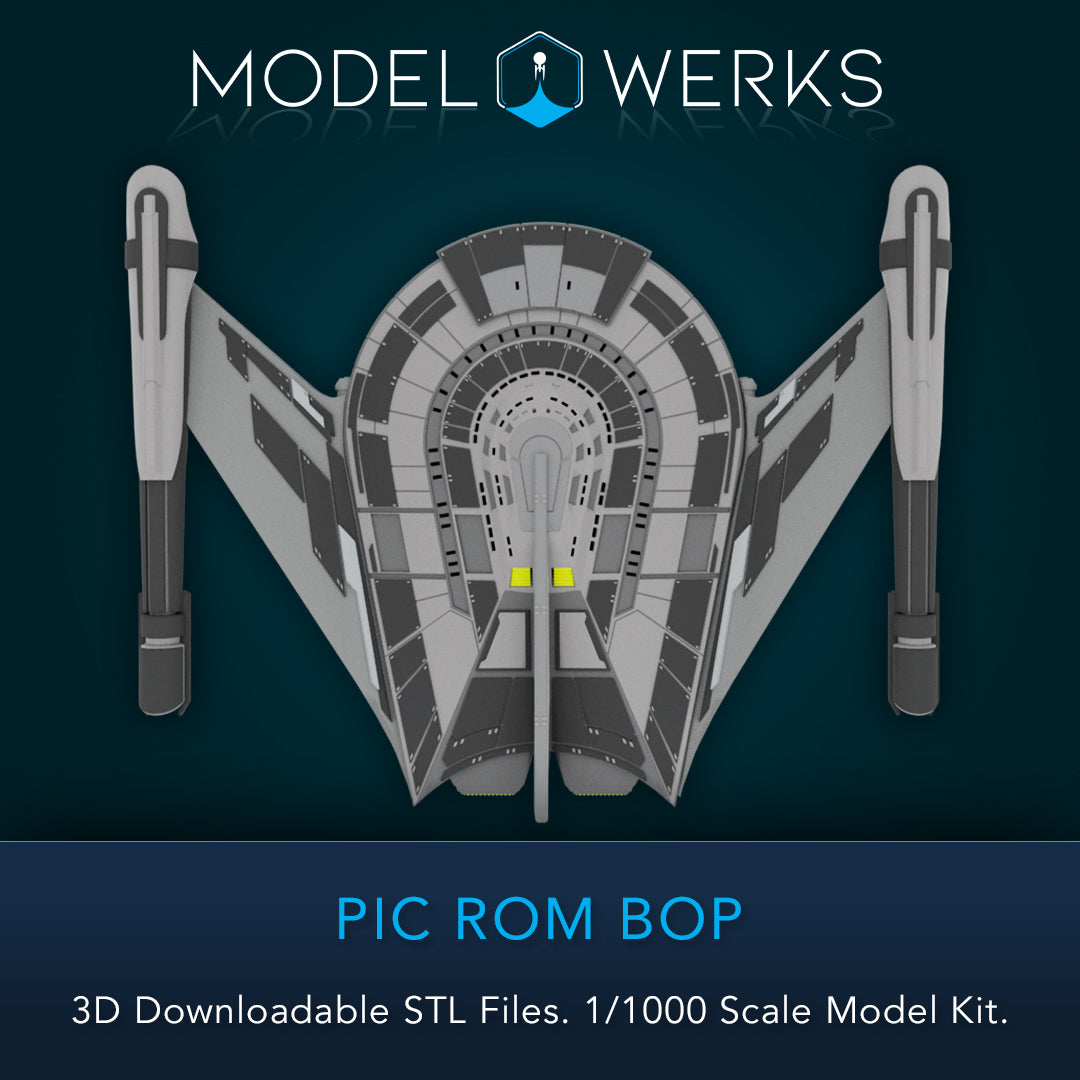 1/1000 PIC ROM BOP Kit STL File Download – modelwerkshop
