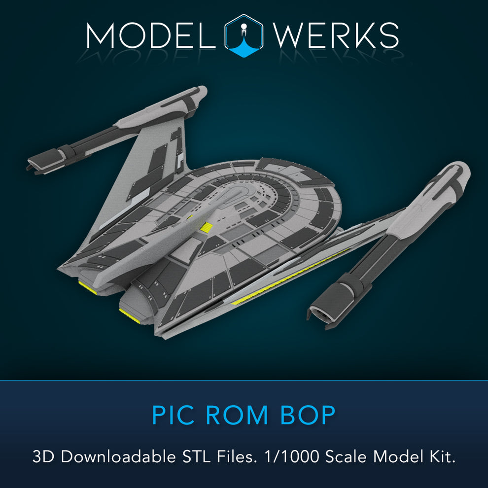 1/1000 PIC ROM BOP Kit STL File Download – modelwerkshop