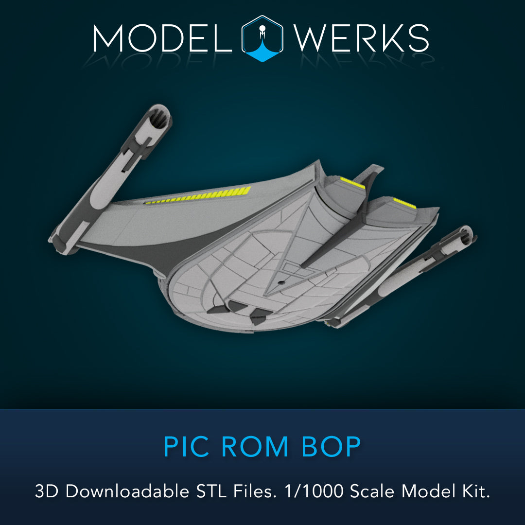 1/1000 PIC ROM BOP Kit STL File Download – modelwerkshop