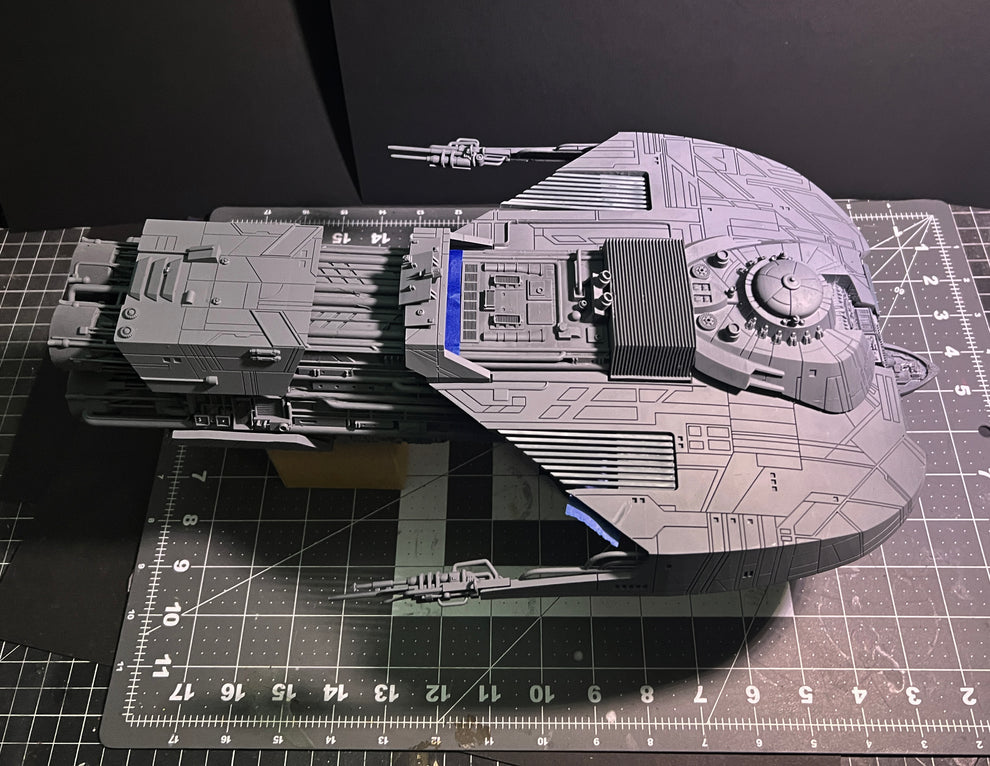 Merchantman Freighter Physical 3D Printed Kit – modelwerkshop