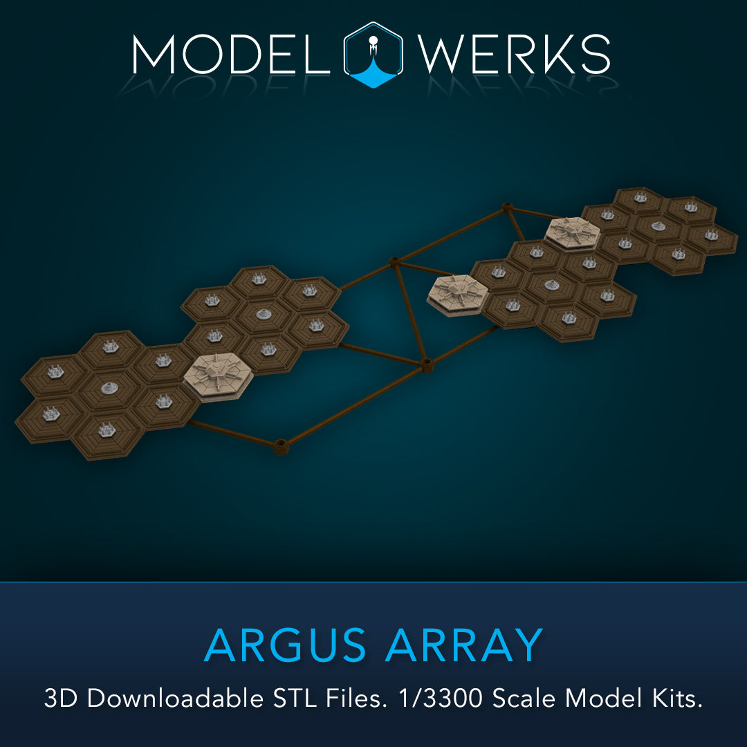 1/3300 Argus Array STL File Download – modelwerkshop