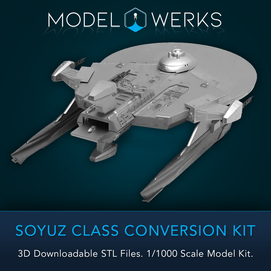 1:1000 Soyuz Class Conversion Kit STL File Download – modelwerkshop